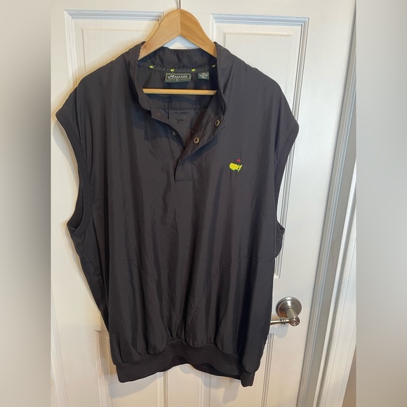 Masters | Shirts | Masters Black Sleeveless Mens Golf Pullover Xl ...